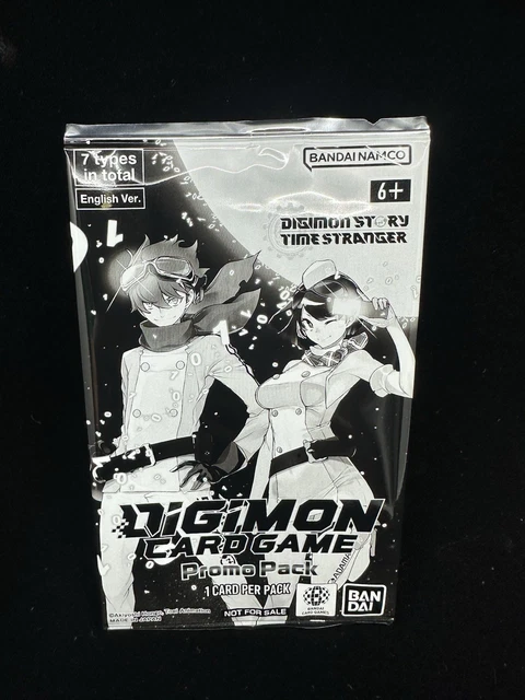 (2) DIGIMON STORY Time Stranger Promo Pack NYCC Bandai Namco plus 2/2 ...