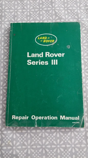 LAND ROVER SERIES 3 Official Workshop Manual Repair Operarion Manual £ ...
