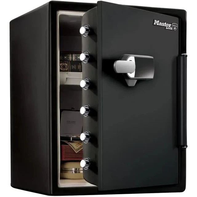 MASTER LOCK COFFRE-FORT ignifugé et résistant a l'eau (code tactile ...