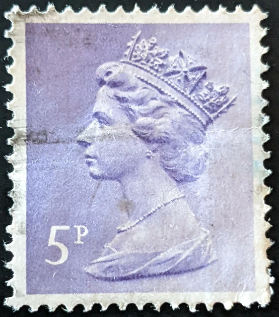 STAMP GREAT BRITAIN SGX866 1971 5p Queen Elizabeth II Machin Used EUR 0 ...