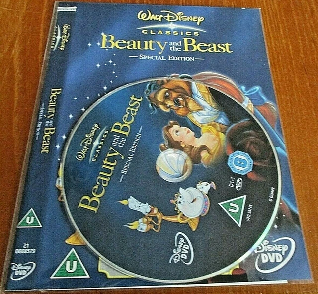 BEAUTY AND THE Beast Walt DisneyClassics DVD Special Edition Cert U ...