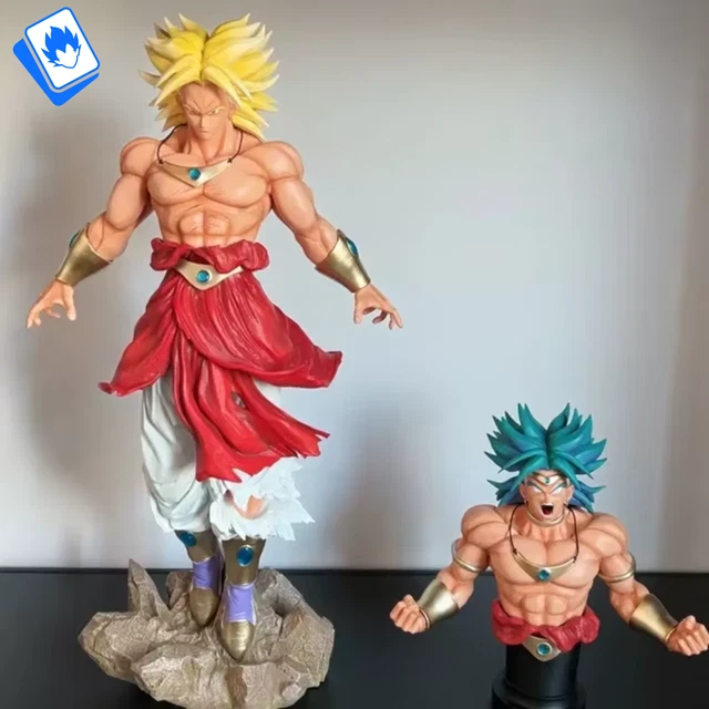 FIGURINE ARTICULÉE DRAGON Ball Z Broly two Heads 58 cm STATUE DE ...