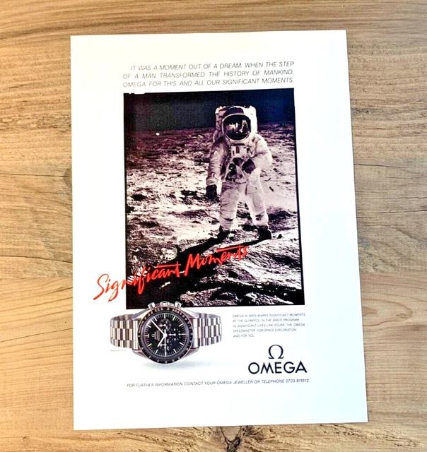 OMEGA SPEEDMASTER MOON Watch Collectible Frameable Original Classic ...