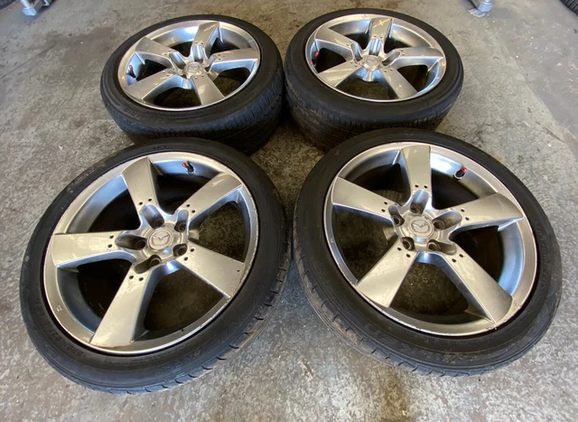 GENUINE OEM MAZDA RX-8 18” 5x114.3 ALLOY WHEELS BONGO HONDA NISSAN £229 ...