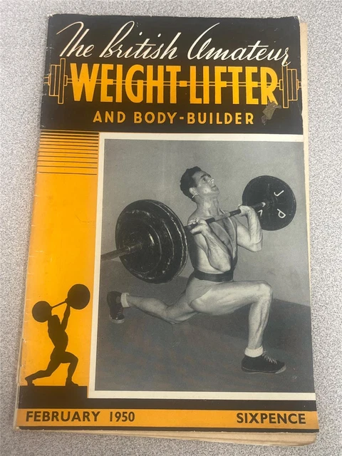 BRITISH AMATEUR WEIGHT-LIFTER AND BODYBUILDER magazine JIM VARALEAU 2 ...
