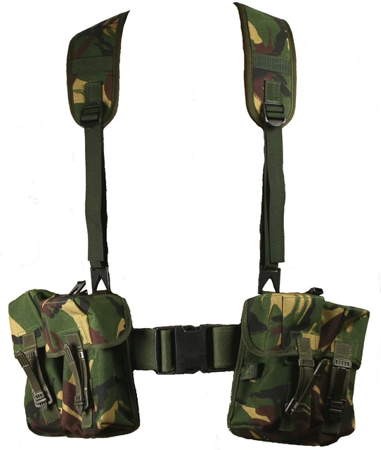 GENUINE BRITISH FORCES DPM PLCE Webbing Set Cadets Tactical Combat ...