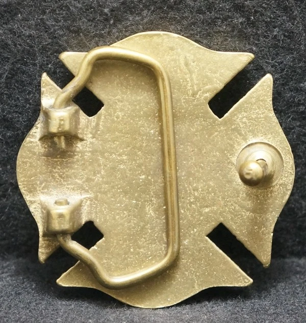 WL03123 VINTAGE 1970S *FIRE DEPT.* FIREFIGHTER FIRST RESPONDER BRASS ...