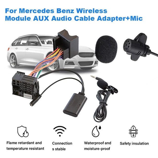 AUDIO CABLE ADAPTER AUX IN Audio 20 30 50 APS for Mercedes-Benz W209 ...