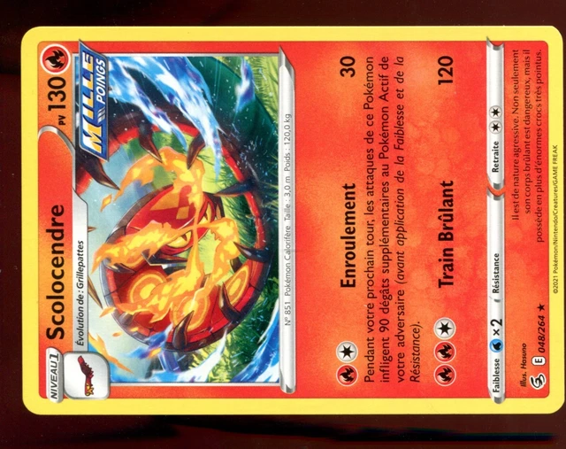 Pokemon Eb8 Poing De Fusion Rare N° 048 264 Scolocendre 130 Pv Attack