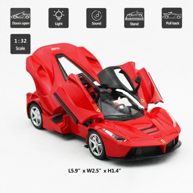 1:32 SCALE FERRARI LaFerrari Super Car Model Metal Diecast Gift Toys ...