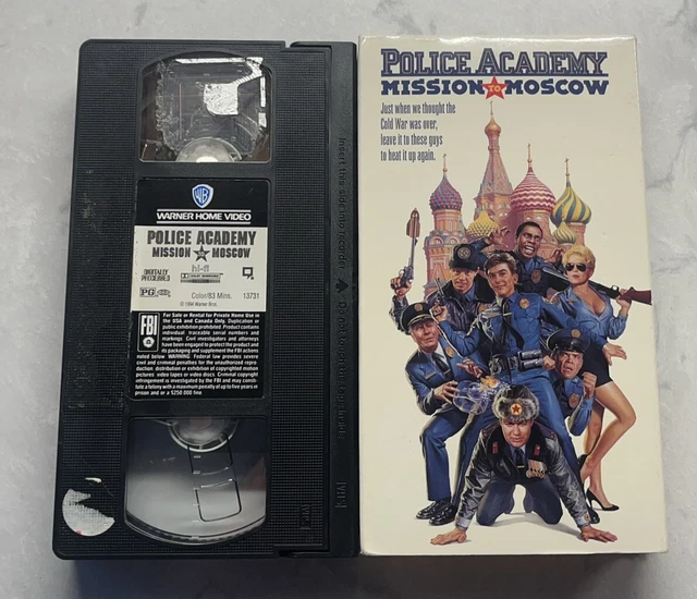 POLICE ACADEMY MISSION to Moscow VHS, 1994 TESTED Michael Winslow ...