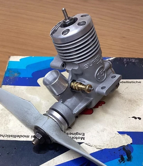 SUPER TIGRE G15 (2,5cc) FISE Glow Italy Motore Nitro Modello C/L ...