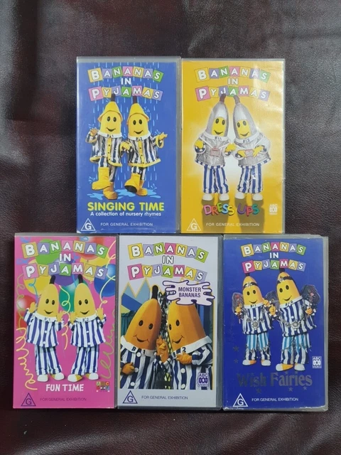 BANANAS IN PYJAMAS VHS Video Tape Bundle - Fun Time, Monster Bananas ...