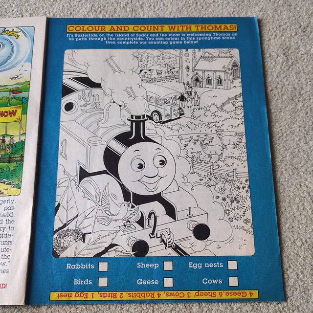 THOMAS THE TANK Engine & Friends Comic No 143 10 April 1993 Good ...
