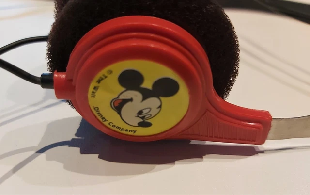 VINTAGE OFFICIAL THE Walt Disney Company - Mickey Mouse Head Phones ...
