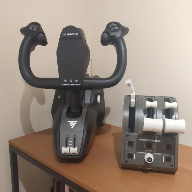 THRUSTMASTER TCA YOKE and Throttle Quadrant Pack Boeing for PC and Xbox ...