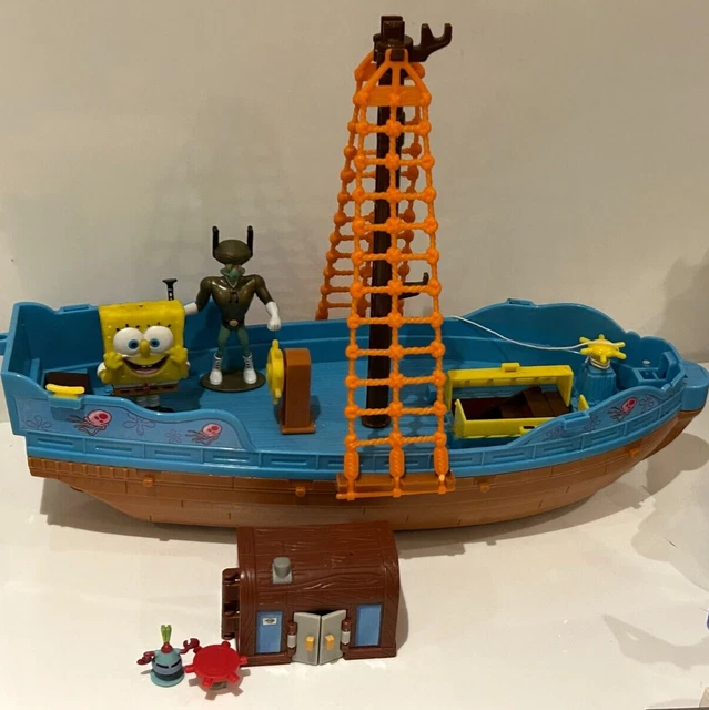SIMBA SPONGEBOB PIRATE Ship Boat with original Figures £47.90 - PicClick UK