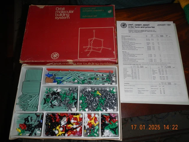 ORBIT MOLECULAR BUILDING system organic inorganic chemistry individual ...