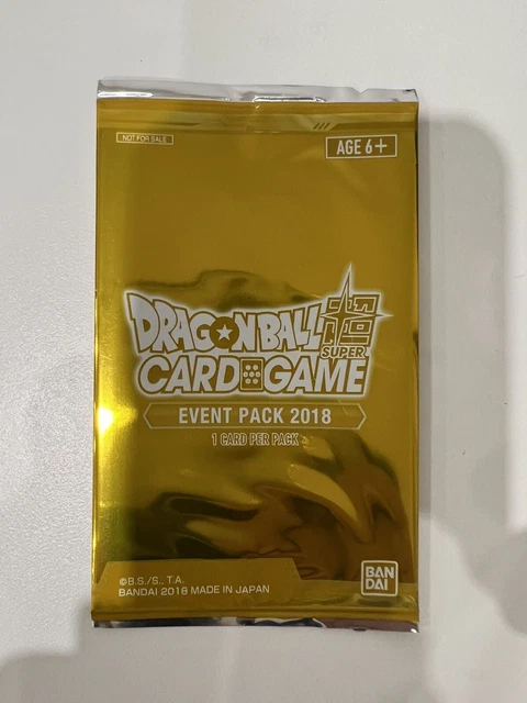 DRAGON BALL SUPER TCG Dragon Ball Super TCG Event Pack 01 2018 Sealed ...