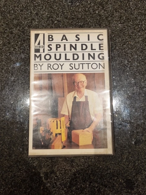 BASIC SPINDLE MOULDING By Roy Sutton - Big Box - PAL VHS Video Tape ...