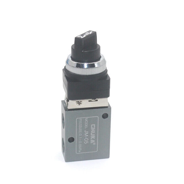 JM-05 MECHANICAL VALVE manual valve pneumatic switch 2 Position 3 Way 1/4'' EUR 17,23 - PicClick FR