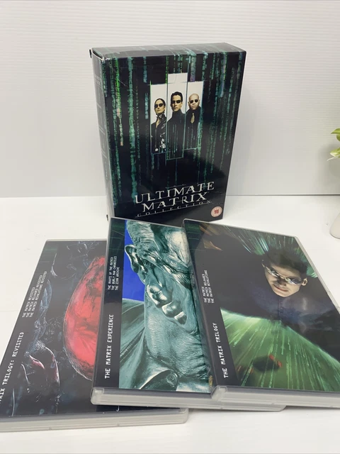 THE COMPLETE MATRIX Trilogy collection - uk region 2 dvd - Keanu Reeves ...