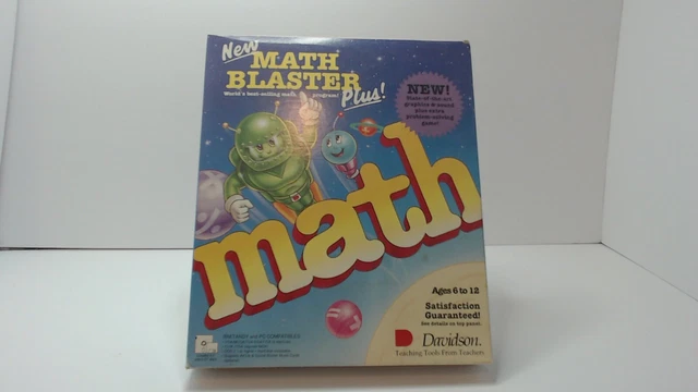 MATH BLASTER PLUS For Windows 1991 3.5” Floppy Disk $24.99 - PicClick