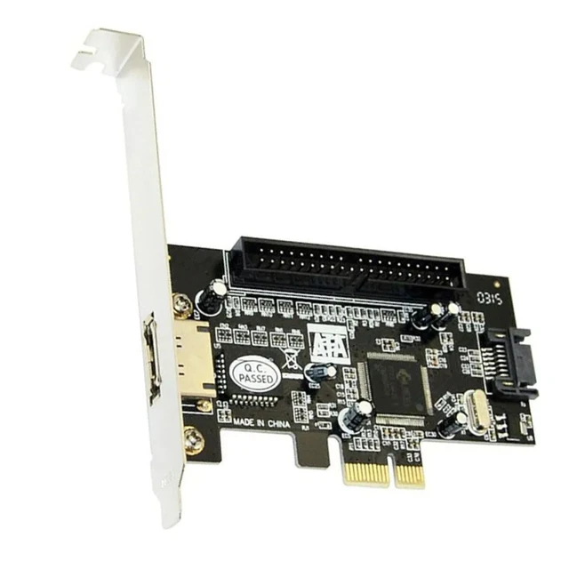 PCI-E TO 3 port eSATA SATA IDE Expansion Card Raid Controller Adapter Card £13.19 - PicClick UK