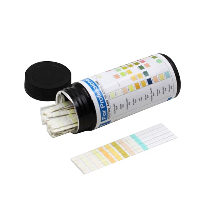 100 STRIPS URINALYSIS Reagent Strips 10 Parameters Urine Test Strip New ...