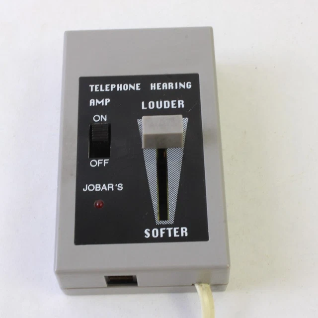 VINTAGE JOBAR TELEPHONE Hearing Amplifier for Hard of Hearing Users £16 ...
