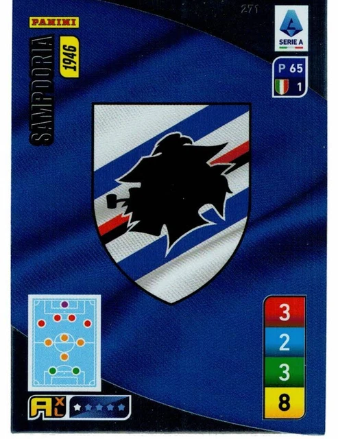 SANDWICHES ADRENALYN XL Footballers 2022-2023 Card No. 55 Logo Scudetto ...