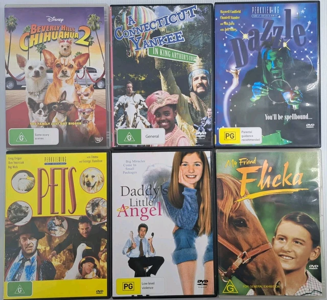 KIDS CHILDRENS DVD Bundle Bulk Lot Pack X 6 Movies Family Adventure ...