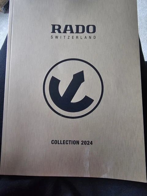 RADO WATCH BOOK Catalogue Souvenir New 2024 Collection 110Pages With ...
