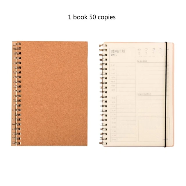 TIME MANAGEMENT MANUAL Daily Planner Notepad Do List Notepad Spirals ...