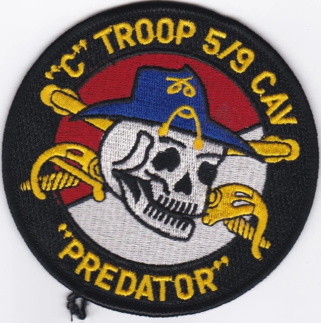 U.S. ARMY PATCH,9TH Cavalry Regiment,5th Squadron,C Troop,”Predator” £8 ...