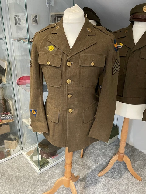 ORIGINAL WORLD WAR Two Enlisted Man's Class A Tunic, AAF, c.39R" Chest ...
