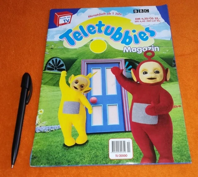 TELETUBBIES - MAGAZIN Heft 11/2000 - inkl. Poster - Rarität *TOP* EUR 8 ...
