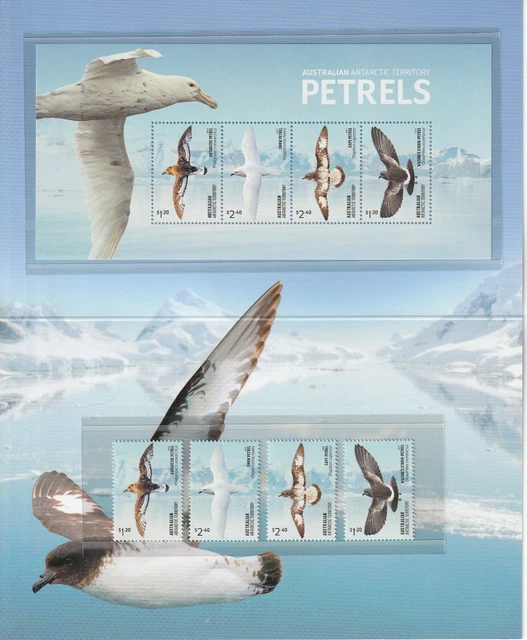 AUSTRALIAN ANTARCTIC TERRITORY 2024 : Petrels - Post Office Stamp pack ...