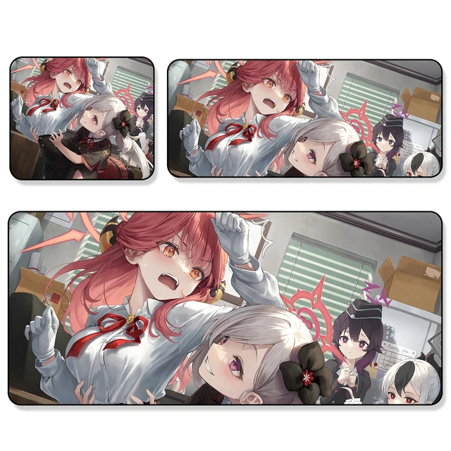 BLUE ARCHIVE ARISU Saiba Midori Momoi Mouse Pad Profession PC game ...