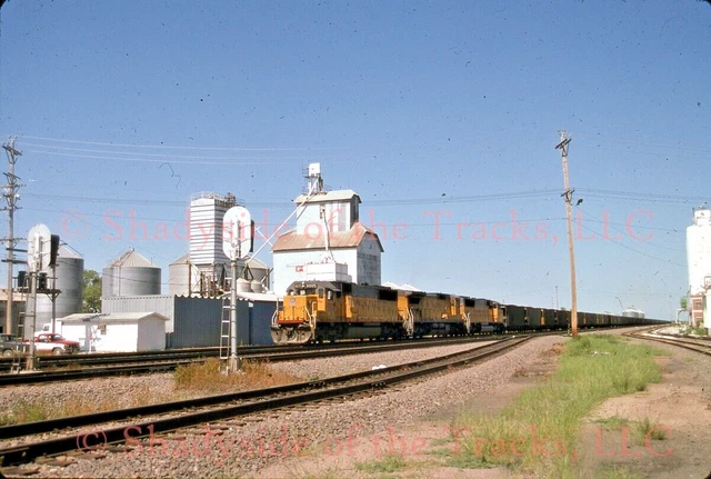 UNION PACIFIC UP EMD SD60 Diesel Loco #6005 Original Slide Cozad 1994 ...