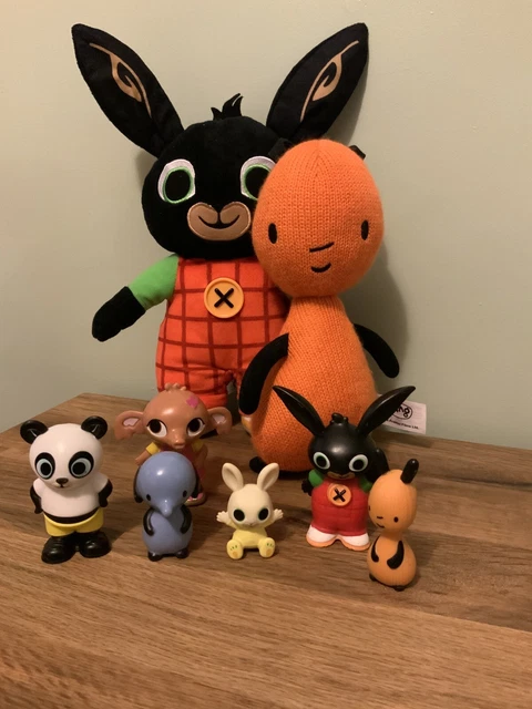 CBEEBIES TALKING BING Bunny, Talking Flop, And Toy Figures Bundle £15. ...