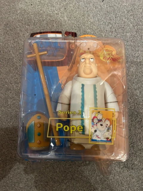 FAMILY GUY ACTION Figure - Mezco Toys Series 3 - Pope (New) Free P+P £ ...