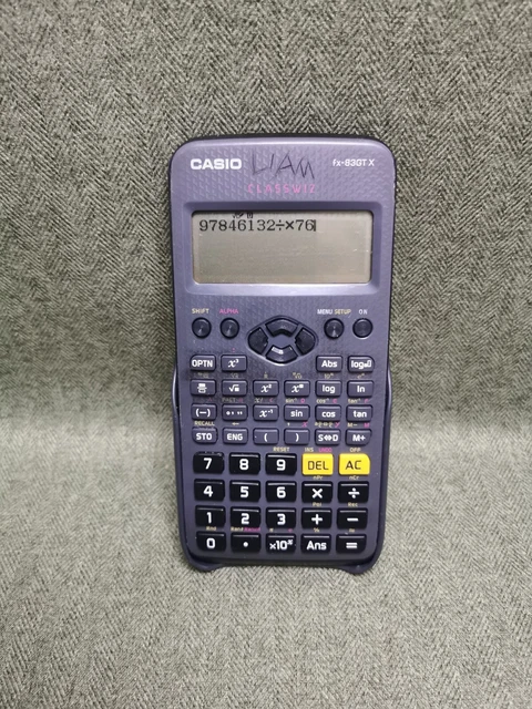 CASIO FX83GTX - Scientific Calculator with 276 Functions - Black £23.99 ...