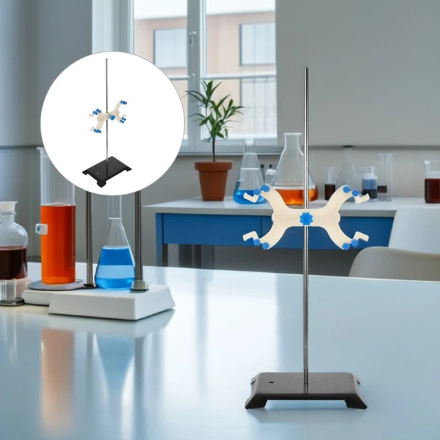 PORTE-BURETTE STAND DE Laboratoire Support Verrerie Scientifique EUR 46 ...