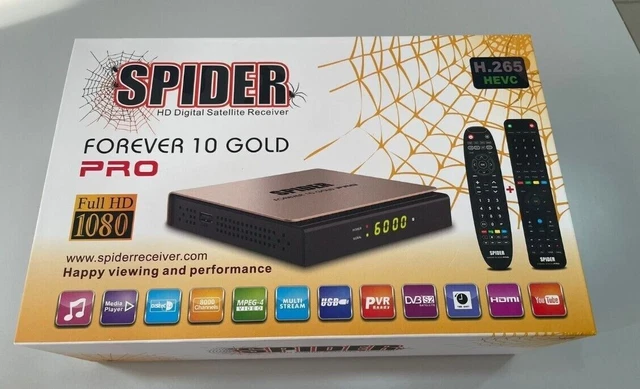 SPIDER FOREVER 10 Pro Digital Satellite Receiver "Schneller Versand ...