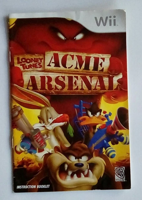 LOONEY TUNES: ACME Arsenal (Nintendo Wii, 2007) Manual Only £3.54 ...