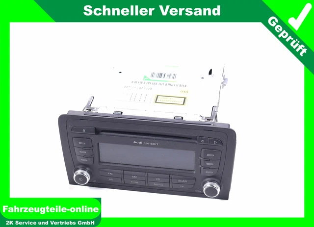 AUDI A3 8P Autoradio Audi Concert 8P0035186P Blaupunkt EUR 62,27 - PicClick FR