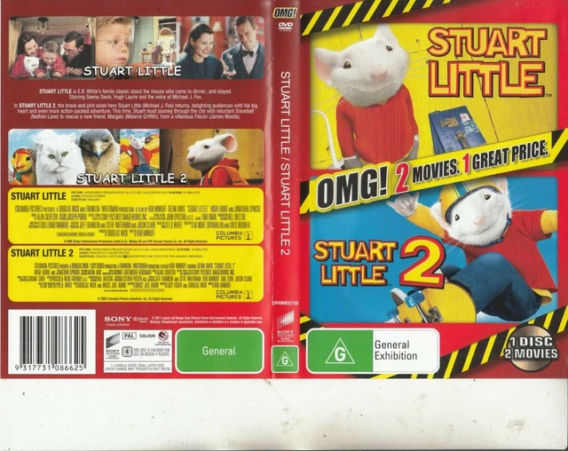 STUART LITTLE-1999 & Stuart Little 2-2002-OMG 2 Movies-Movie OMG-DVD ...