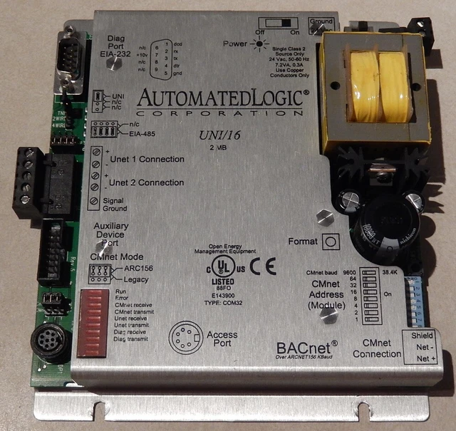 AUTOMATED LOGIC UNI/16 Hvac Control Module Bacnet / Alc Energy ...