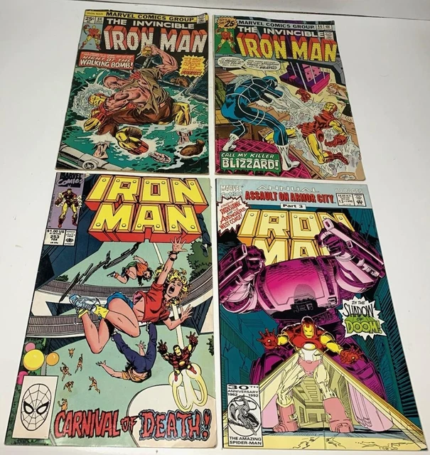 76-92 MARVEL COMICS GROUP THE INVINCIBLE IRON MAN x 2 / MARVEL IRON MAN ...